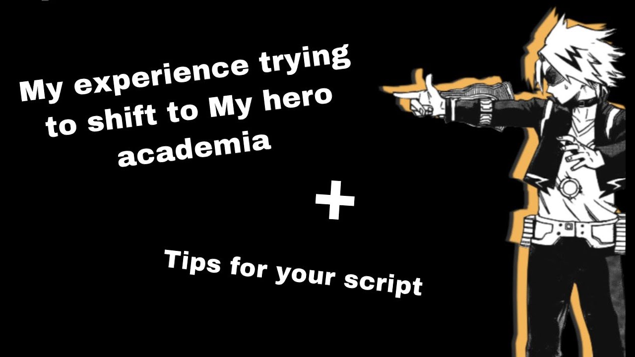 My experience trying to shift to my hero academia! - YouTube