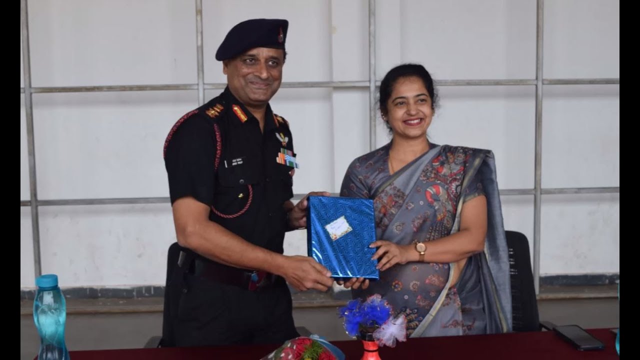 NCC New CEO, Col Jobee philip visited & communicated with NCC Cadets of ...