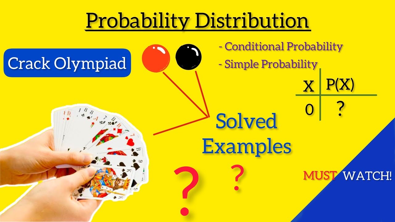 Crack Maths Olympiad | Probability Distribution | Real World Mathz|exam ...