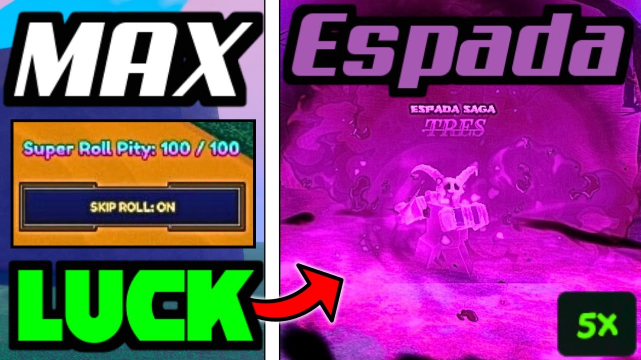 100 MAX LUCK SUPER ROLL With 5x Event Luck In Anime Roulette! - YouTube