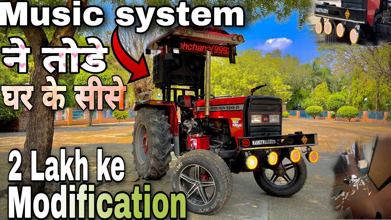 Modified Massey Tractor ️‍🔥 | 2 lakh😱 ke modification tractor me 😱 ...