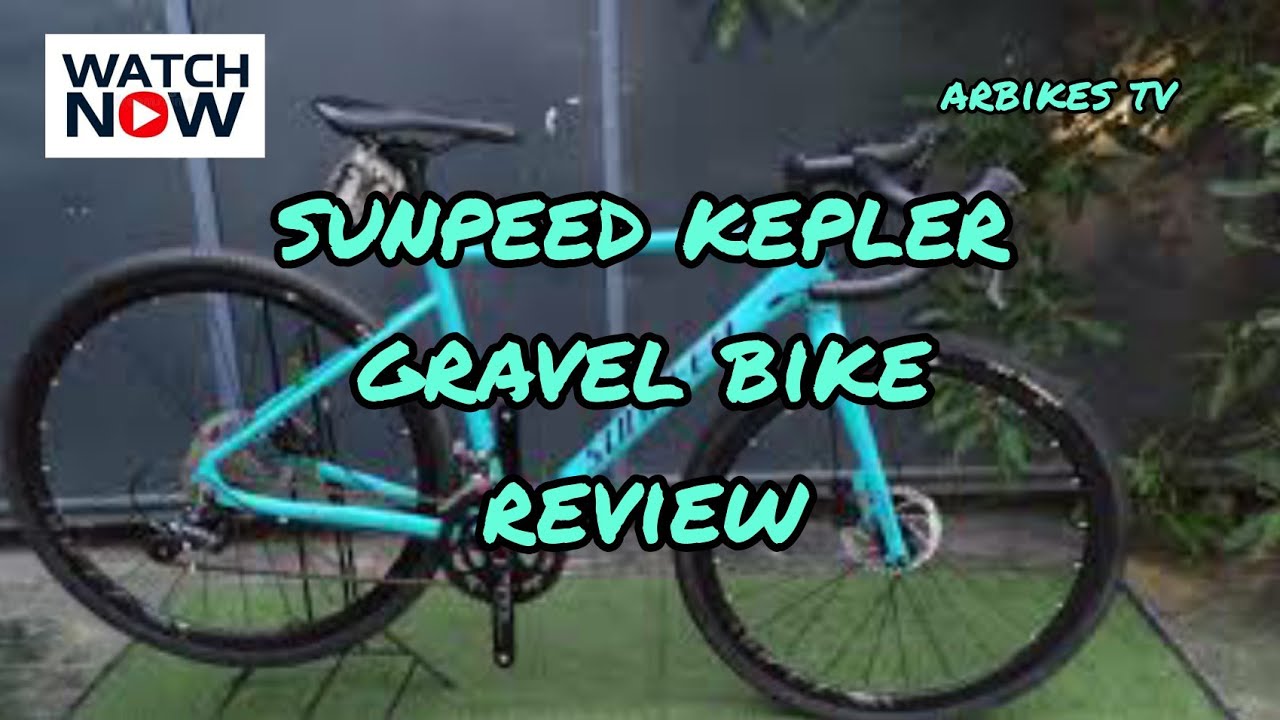 SUNPEED KEPLER GRAVEL BIKE short review.. brandnew play hd. - YouTube