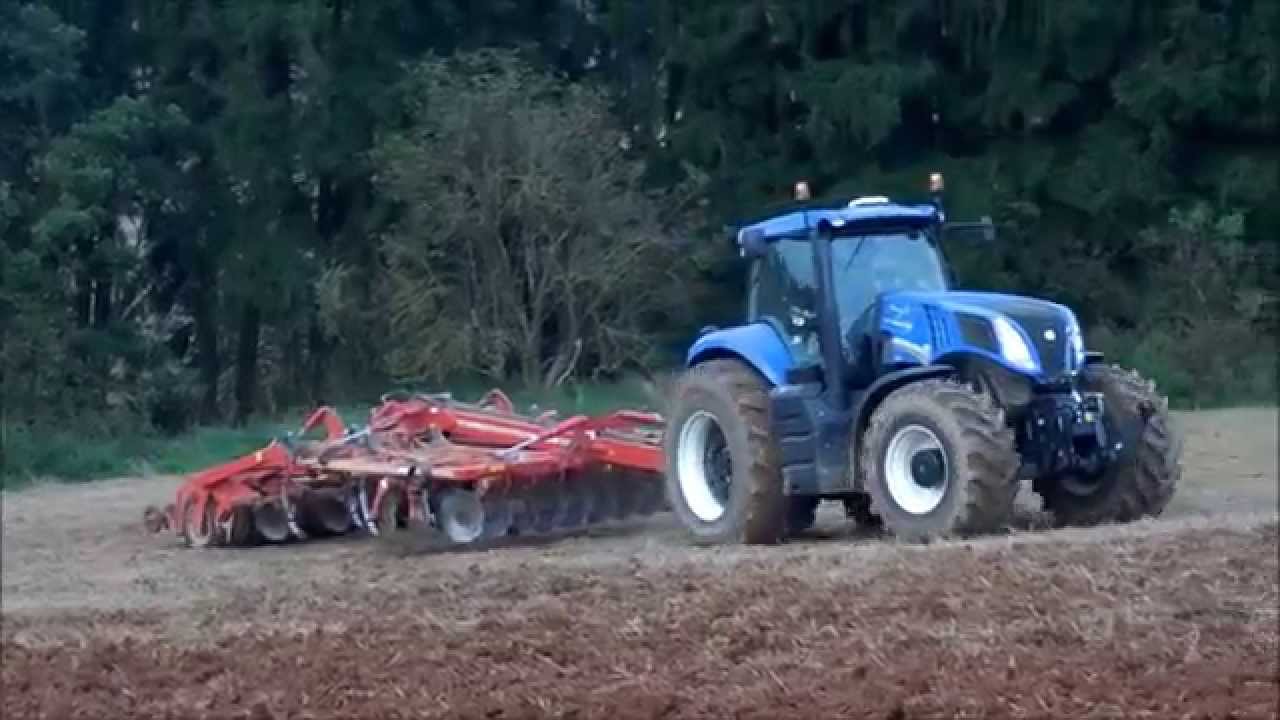 New Holland T8.420 horsch tiger 4MT - YouTube