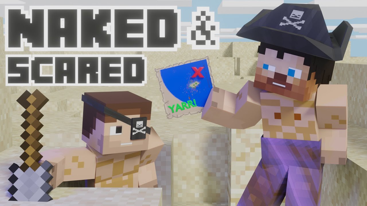 (S26E03) Naked & Scared: Minecraft Challenge in Ultra Hardcore - YouTube