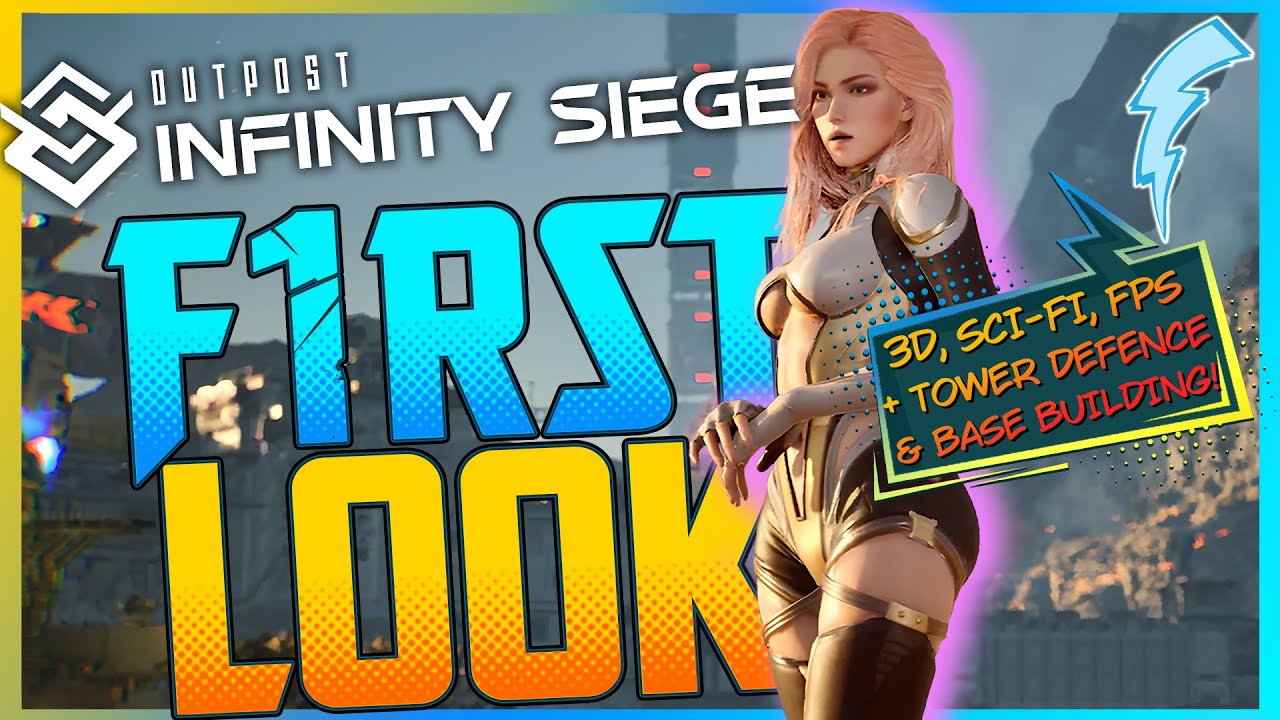 FPS, Tower Defense, Base Building & much more! 『1st Look』 Outpost ...