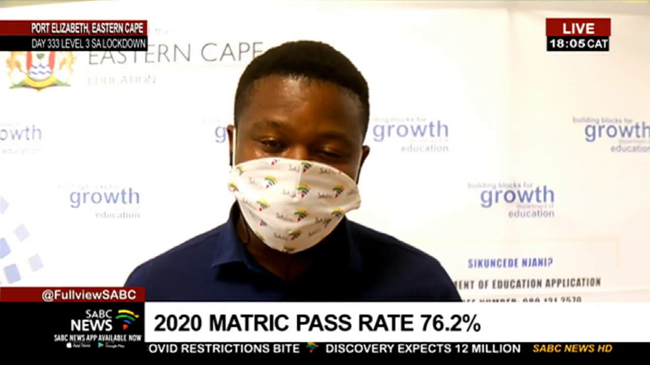 2020 Matric Results | In conversation with Eastern Cape top achiever ...