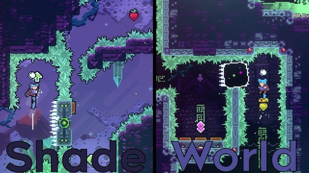 Celeste - Shade World full clear + Golden - YouTube