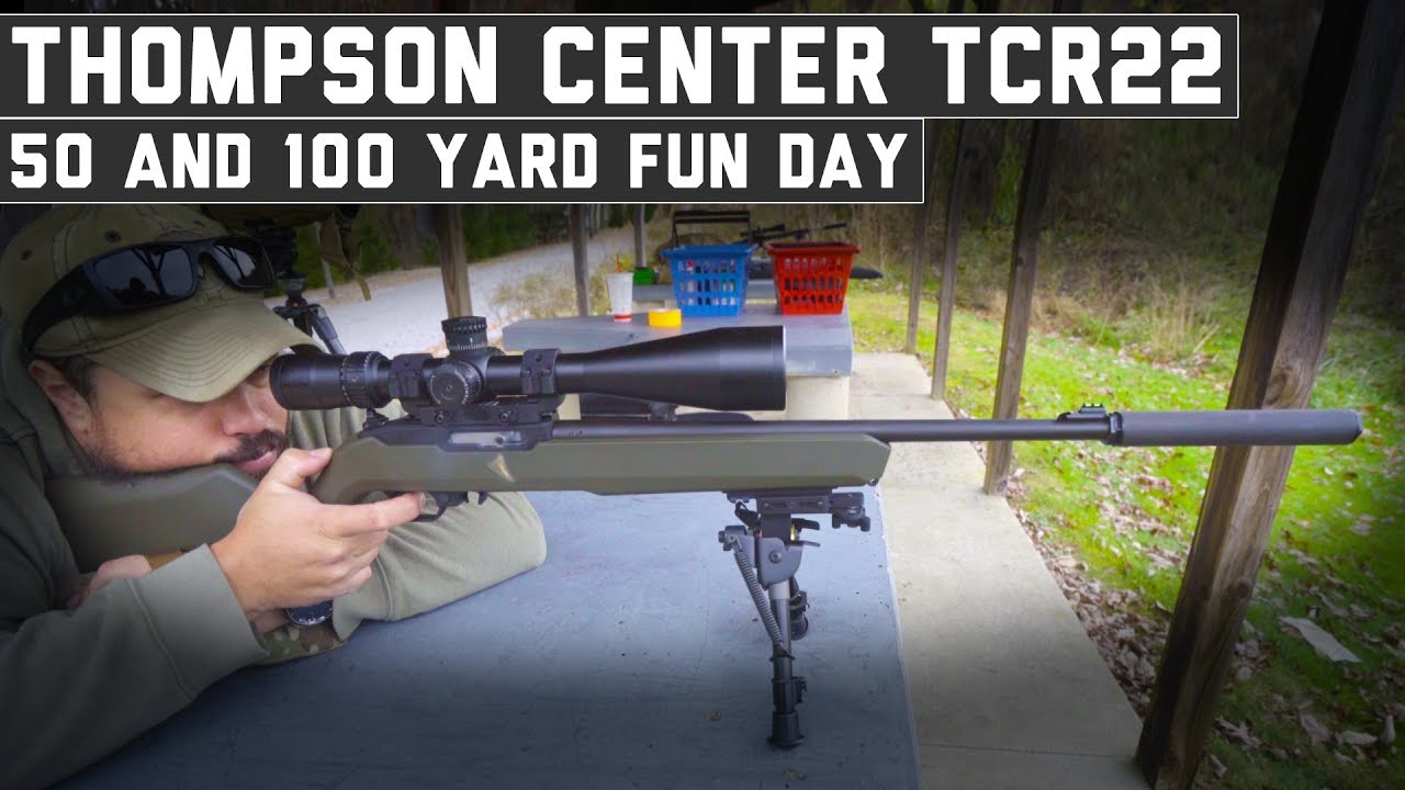 Thompson Center TCR22 First Shots! - The Proving Ground - YouTube