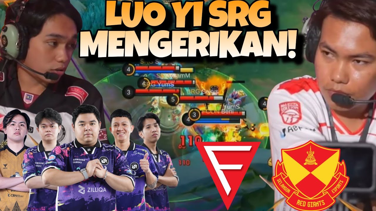 LUO YI SRG MENAKUTKAN !! TAPI KOK MALAH ......... SRG VS FALCON BO1 ...