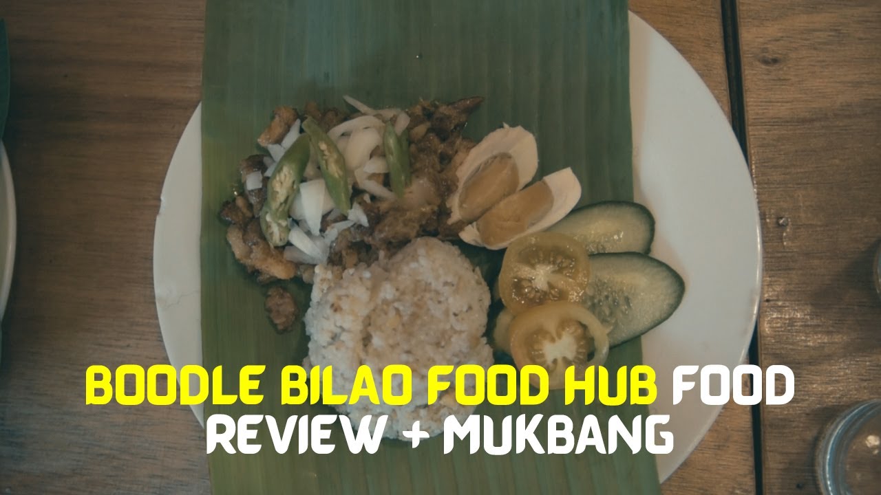 BOODLE BILAO FOOD HUB FOOD REVIEW + MUKBANG | GIDEON CO - YouTube