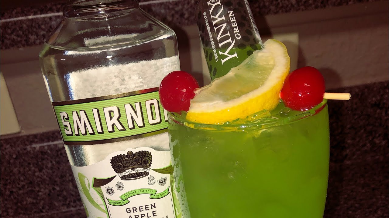 How to make a Kinky Green Goblin cocktail - YouTube