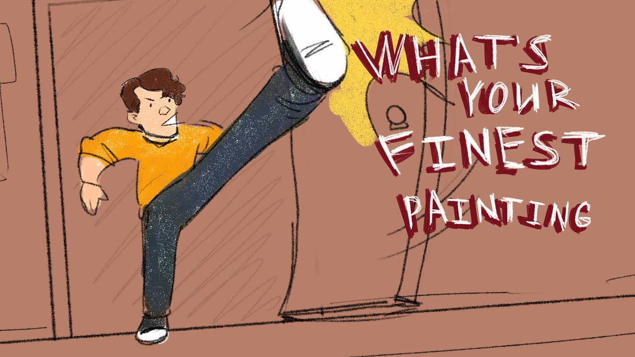 wilbur buys a cursed painting | the sorry boys animatic - YouTube