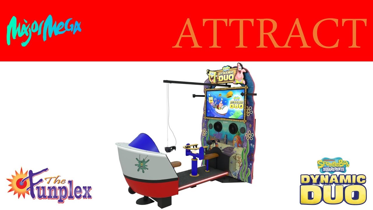 SpongeBob SquarePants Dynamic Duo VR - Attract Mode - YouTube