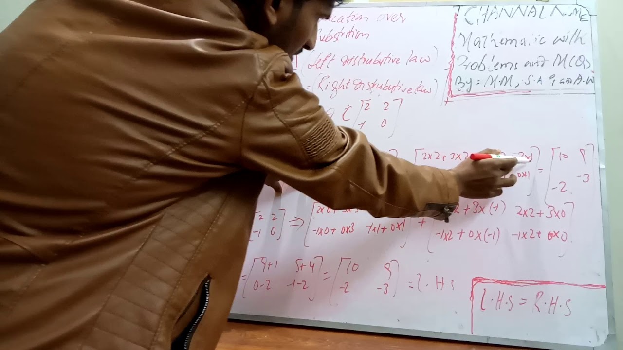 Distributive law of multiplication over addition and substraction of ...