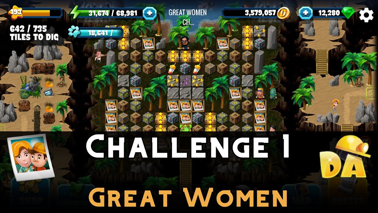 Great Women Challenge 1 | Great Women #5 | Diggy's Adventure - YouTube