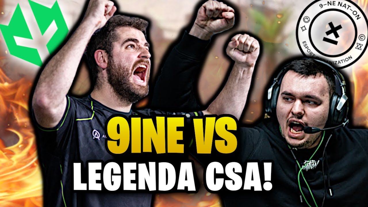 9INE VS LEGENDA CSA! PIERWSZY MECZ W BRAZY PARTY! HADES vs FALLEN ...