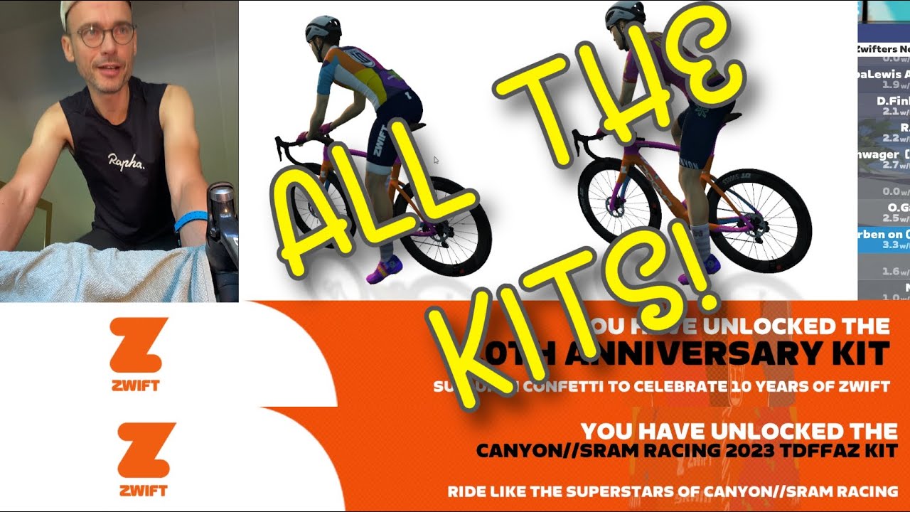 10 YEARS OF ZWIFT KIT UNLOCK RIDE! - YouTube