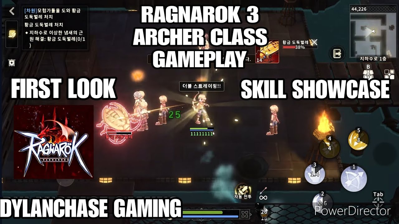 RAGNAROK 3 - ARCHER CLASS GAMEPLAY [ FIRST LOOK ] SKILL SHOWCASE ...