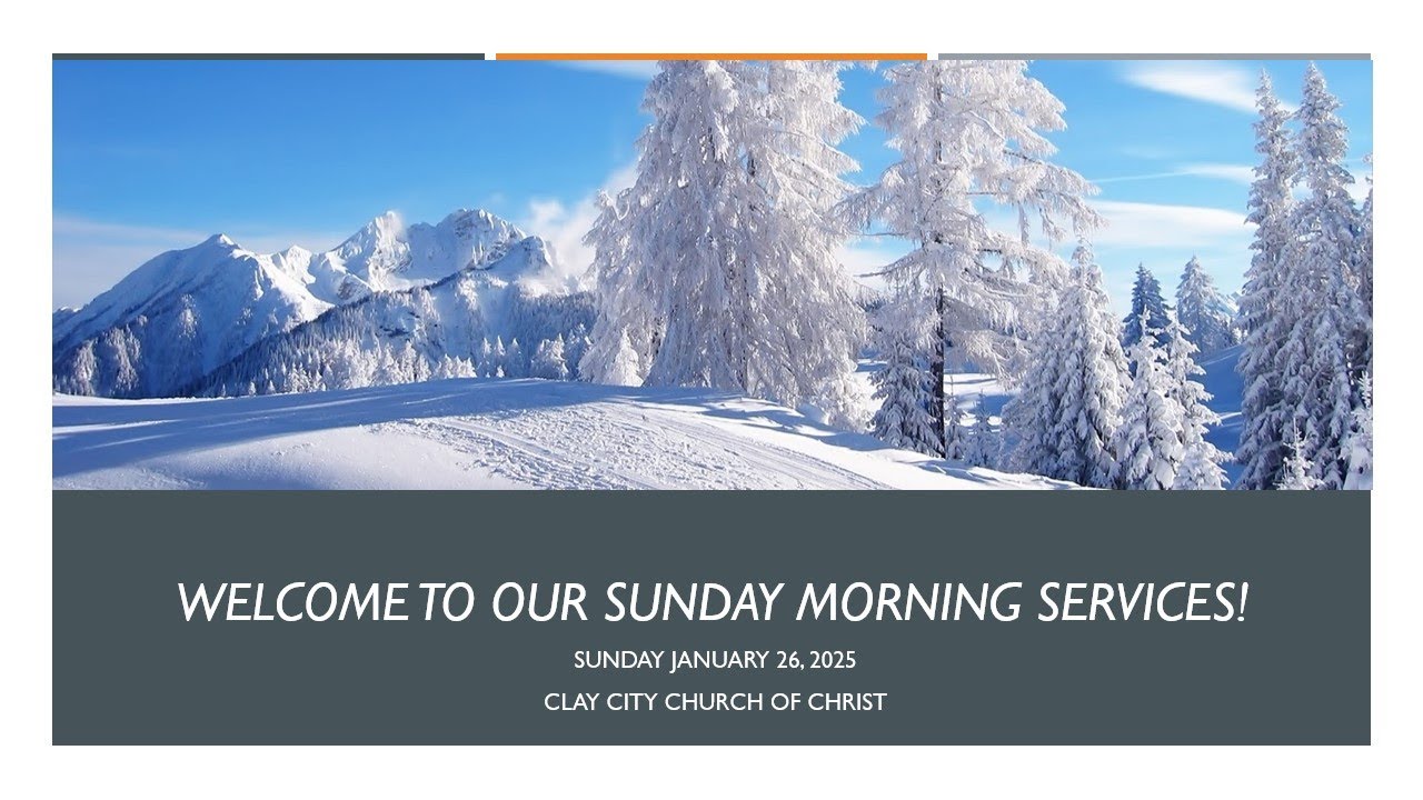 January 26, 2025 Sunday Morning Worship - YouTube