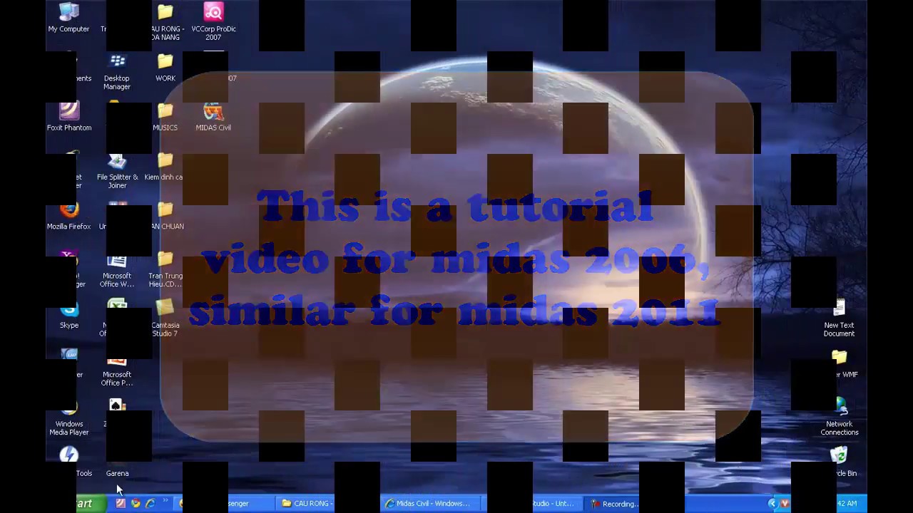 Midas Import section from DXF file - YouTube