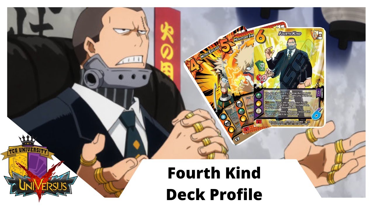 Fourth Kind (Fire) Deck Profile | MHA/UniVersus Deck Profile - YouTube