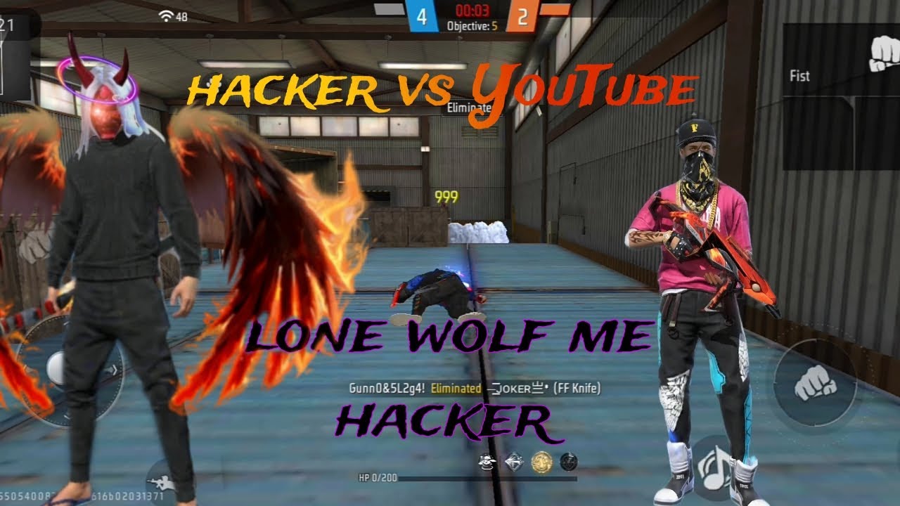 Lone wolf me hacker !! hacker vs youtuber - YouTube