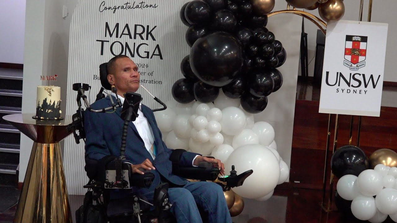 🇹🇴 Mark Jassen Tonga Lemoto MBA UNSW Graduation & 50th Birthday ...
