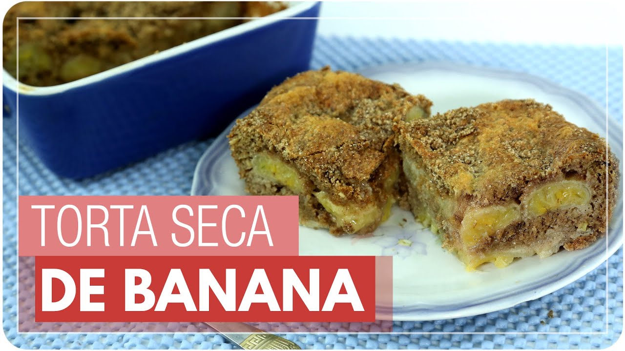 TORTA SECA DE BANANA { Deliciooooosa!!!!! } | Mamãe Vida Saudável # 266 ...