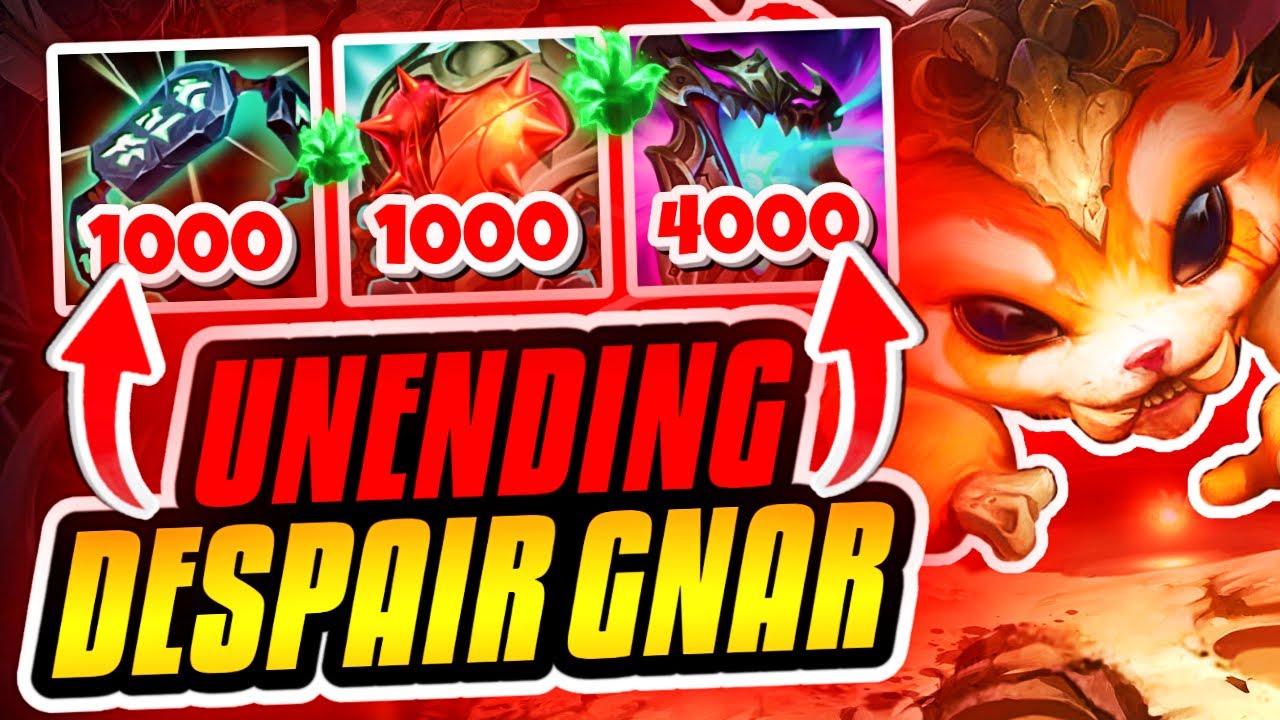 NEW UNENDING DESPAIR IS SO BROKEN ON GNAR!!! 4,000+ HEALING!!! Season ...