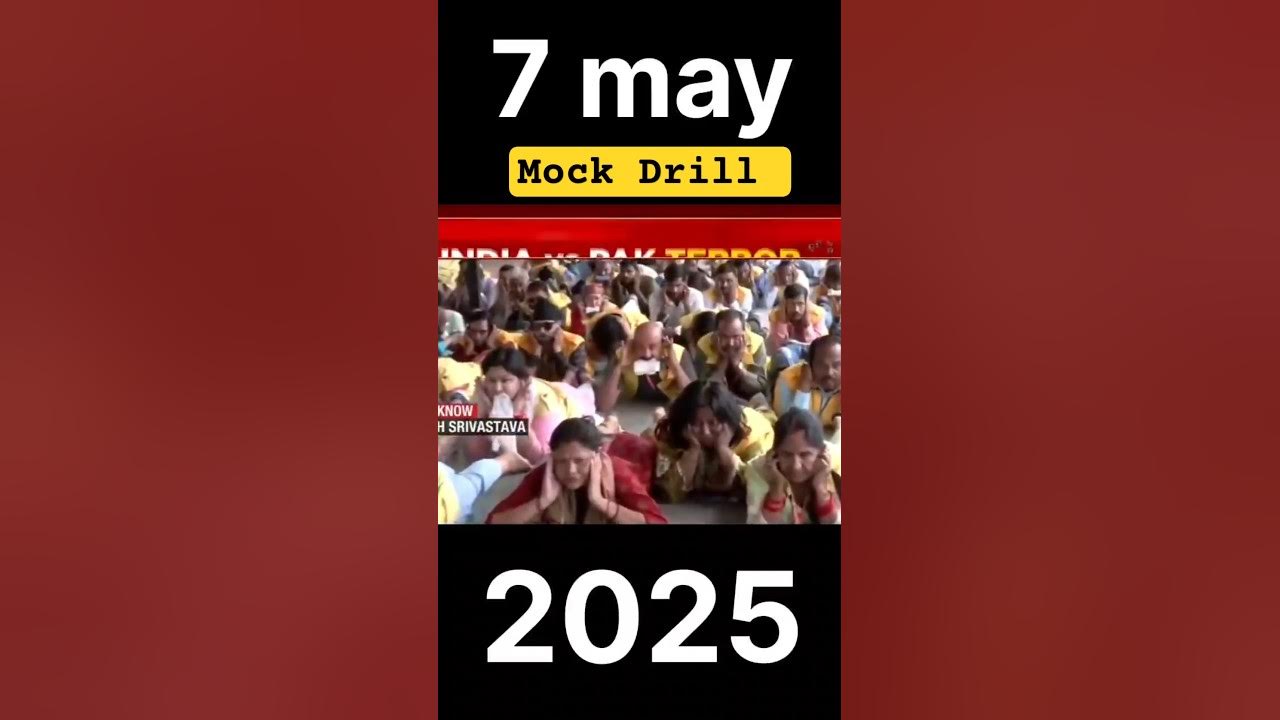 Mock Drill 7 May 2025 #mockdrill - YouTube