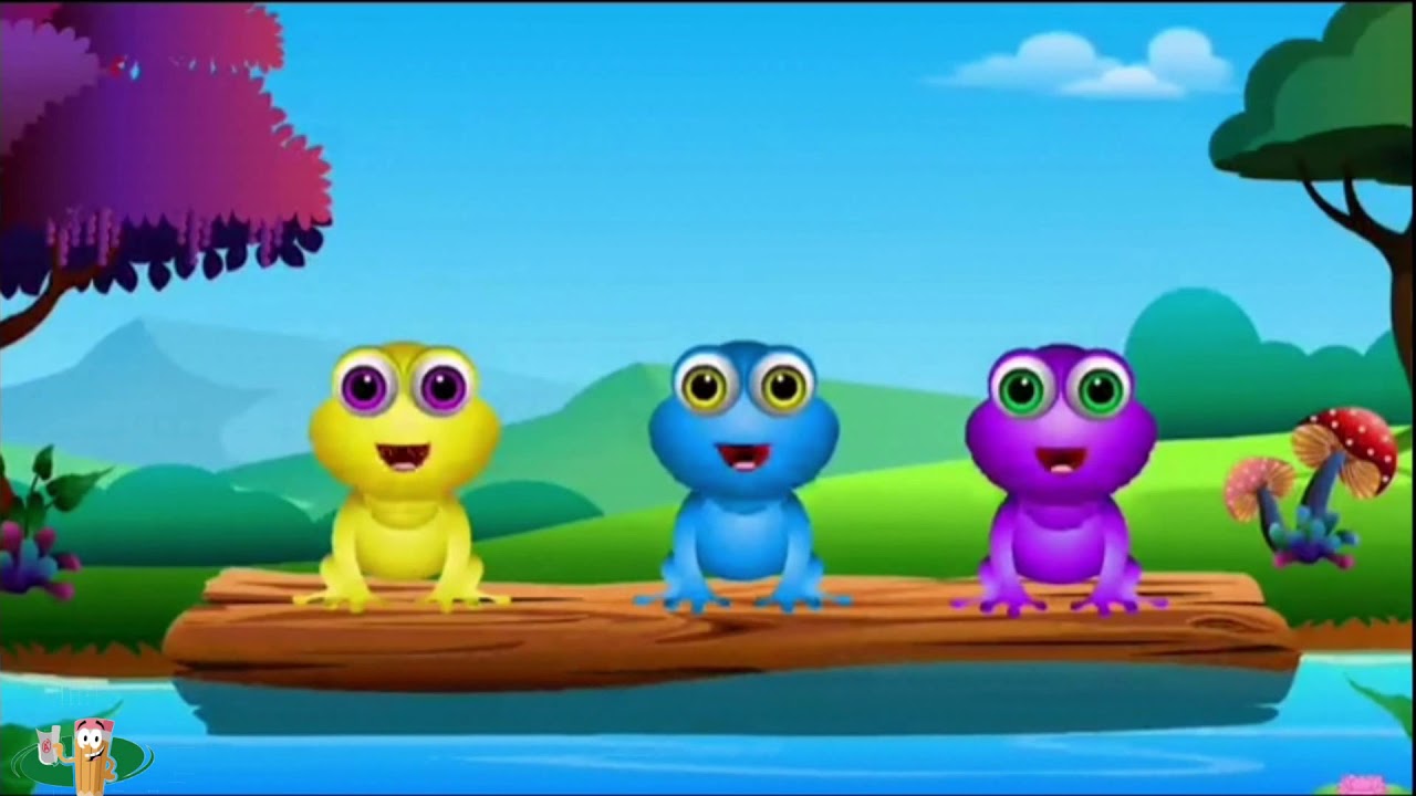 Frog rhymes for kids | Nursery rhymes for children - YouTube