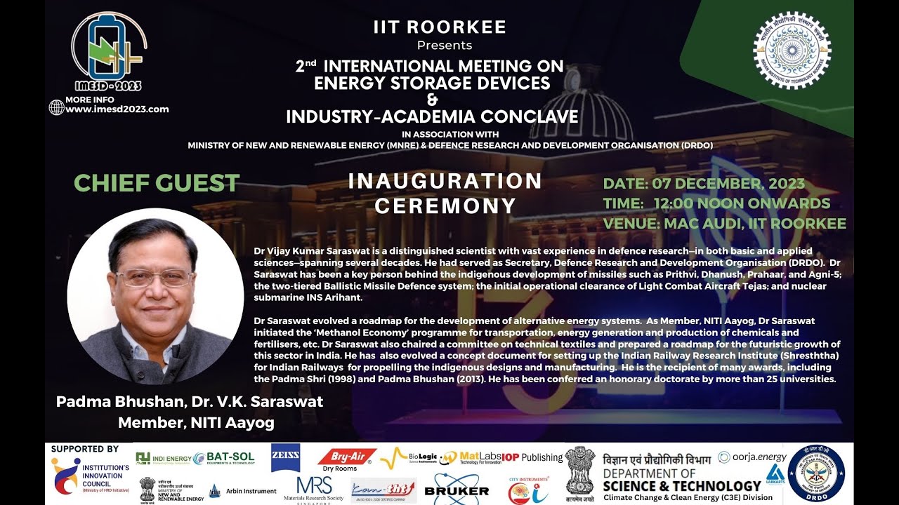 2nd IMESD 2023 & Defence-Industry-Academia Conclave - Inauguration ...