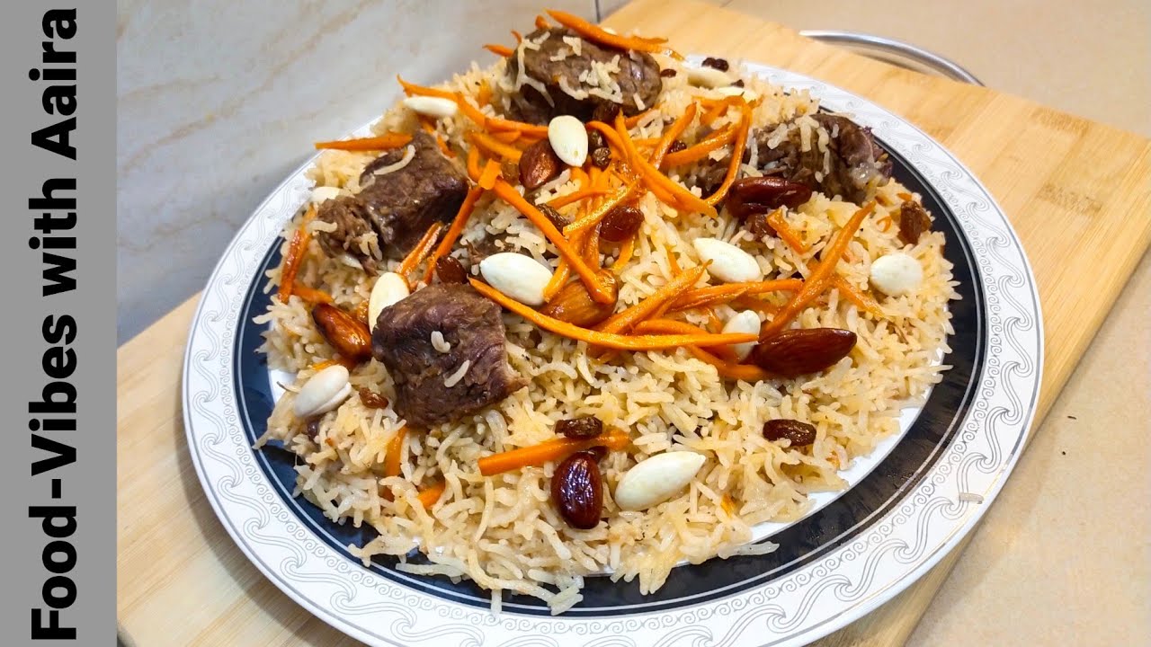 Kabuli (Afghani) Pulao Recipe|| Beef Afghani Pulao|| Eid UL Adha Recipe ...