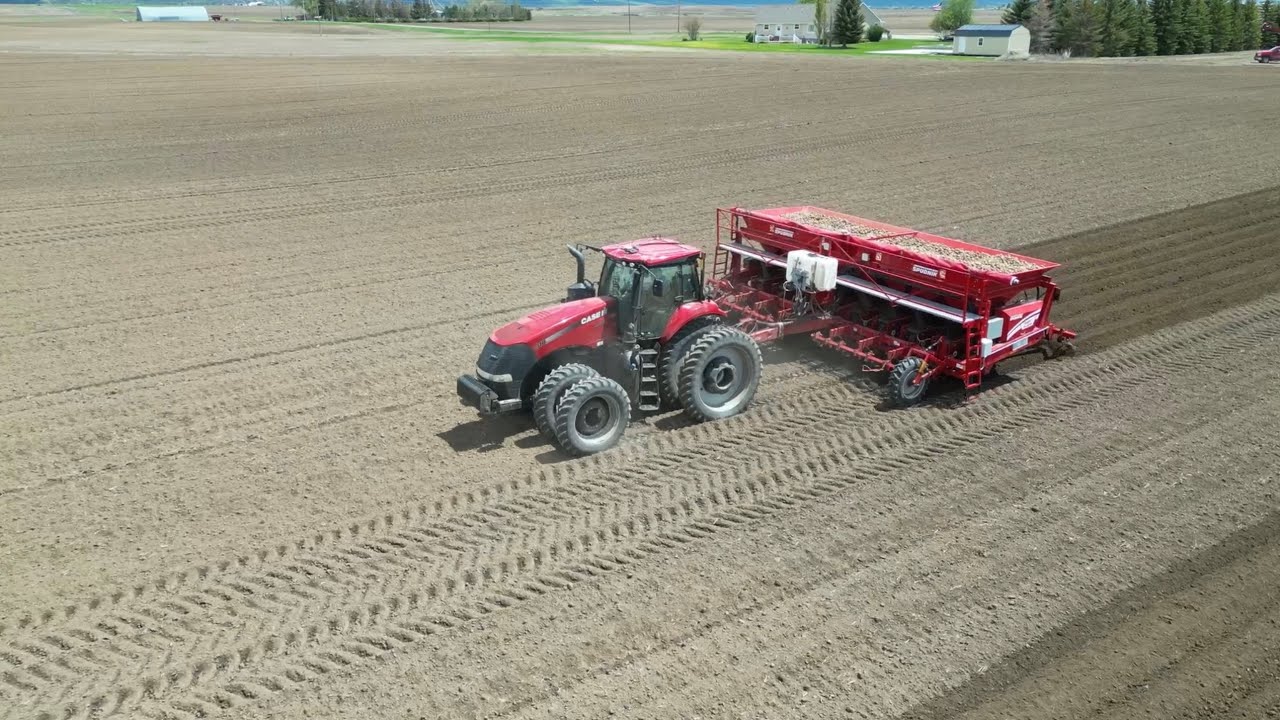 Spudnik 8908 Belt Potato Planter - YouTube