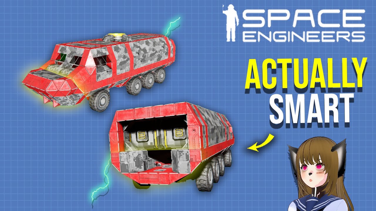 Less Popular Workshop Vehicles can be Quirky, Space Engineers - YouTube