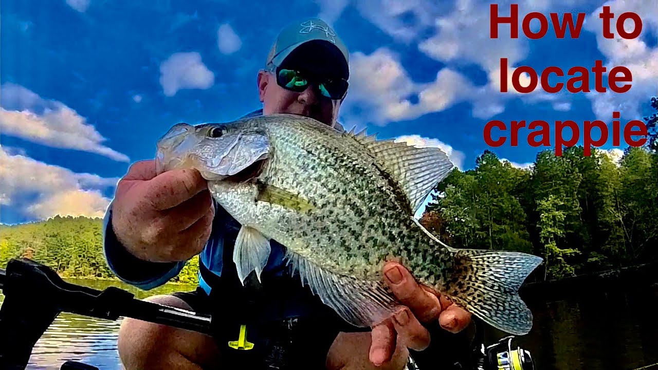 A simple and effective way to locate crappie from a kayak - YouTube