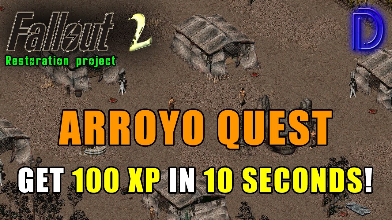 Arroyo Quest 1 | Fallout 2 Restoration Project - YouTube