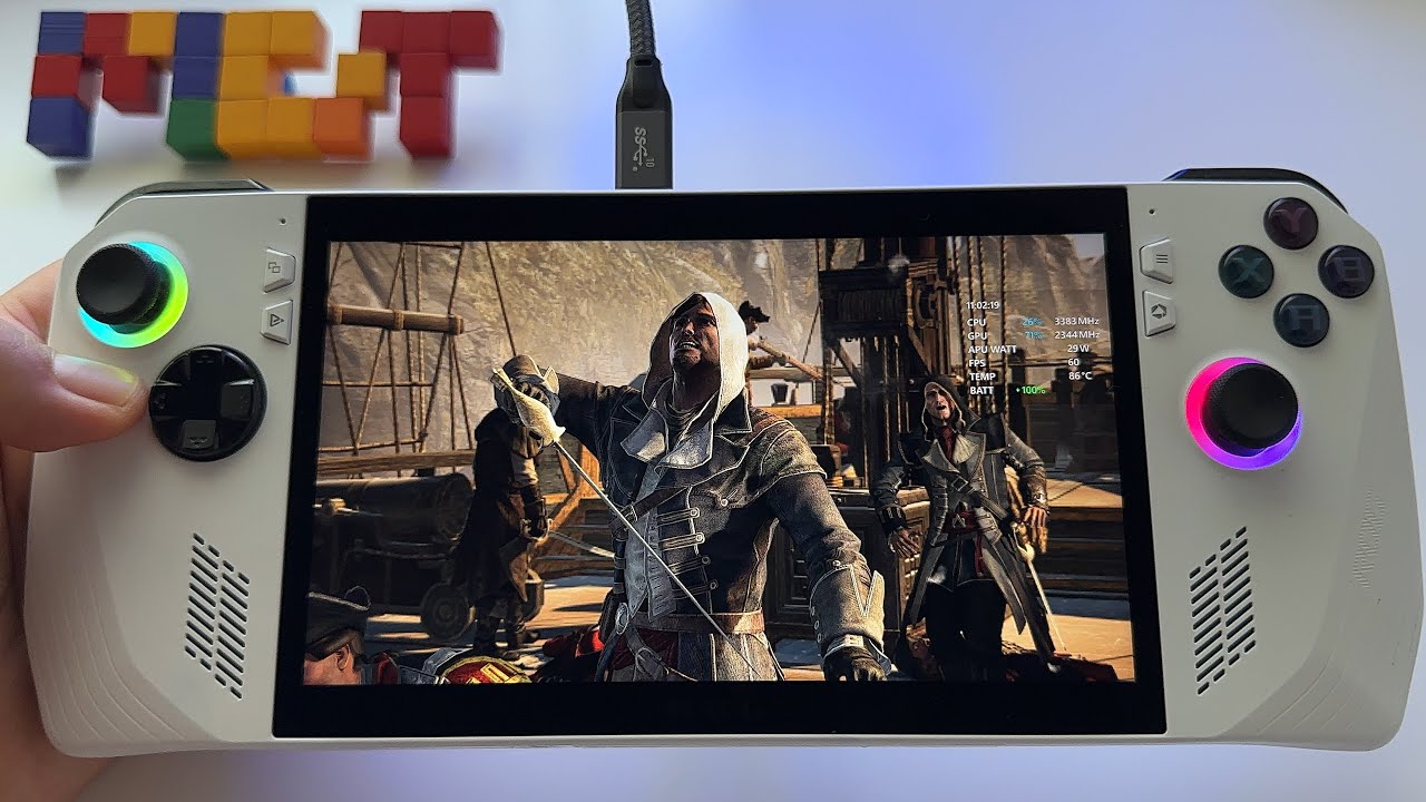 Assassin’s Creed Rogue | Asus Rog ALLY 1080p gameplay | RC71L Z1 ...