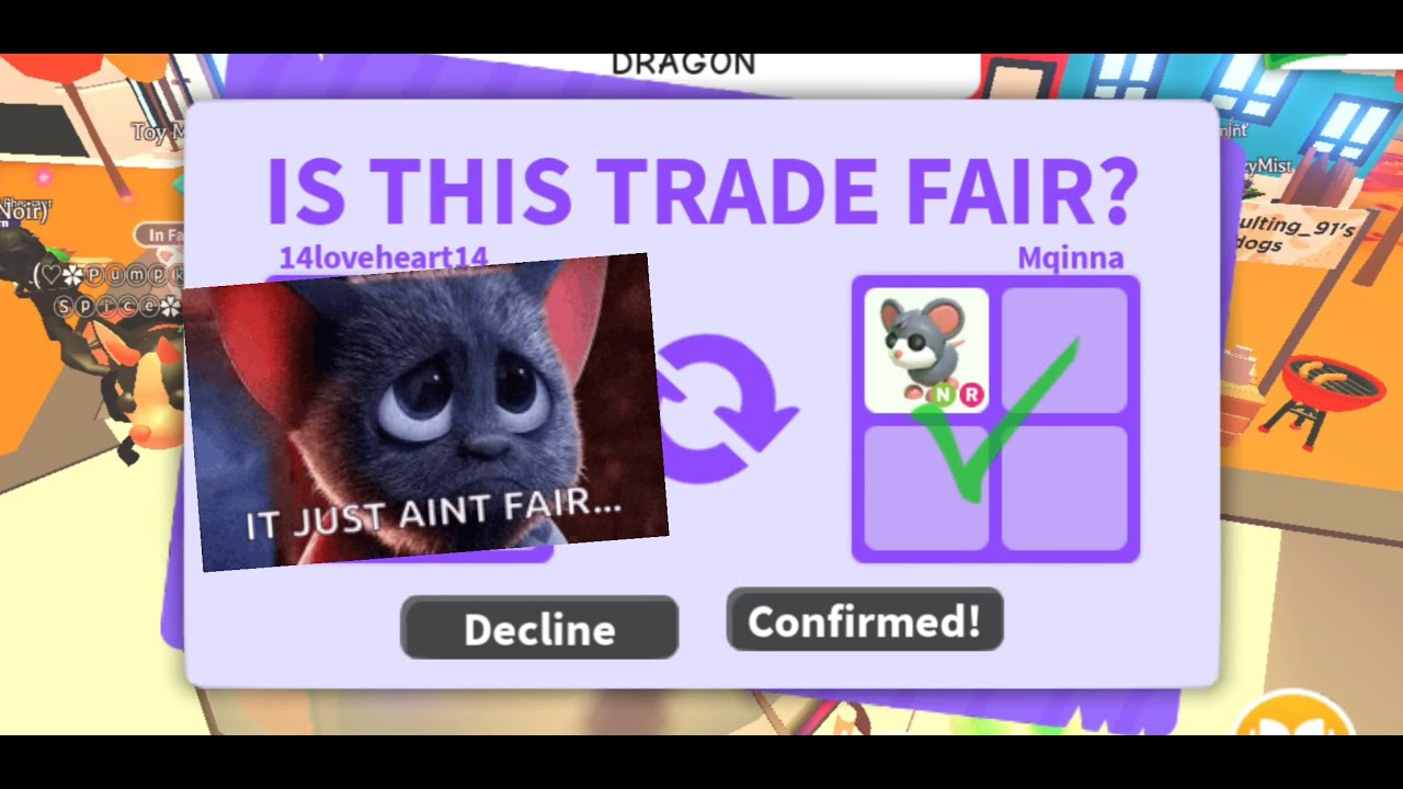 OOPS! 😭 I DID SOME BAD TRADES TODAY 😪😩 OVERPAID FOR NEON MOUSE 😥😐 Adopt ...