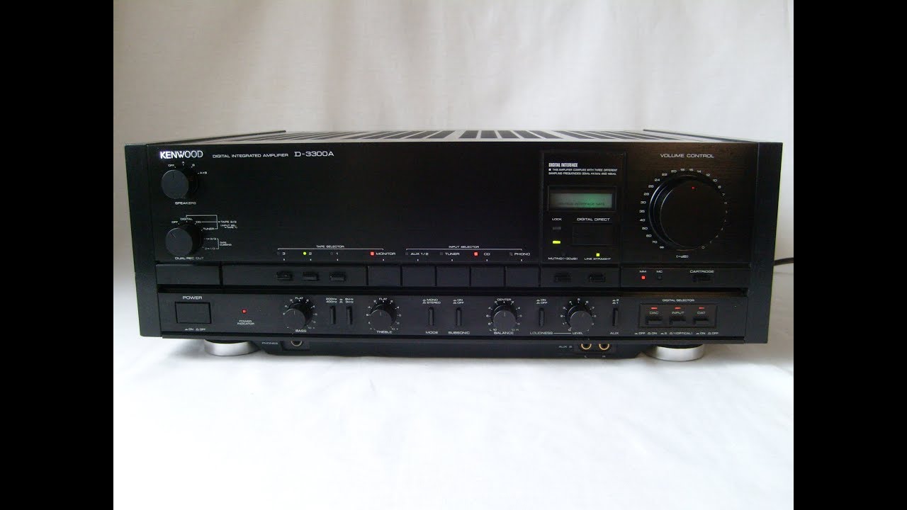 Kenwood D-3300A - YouTube