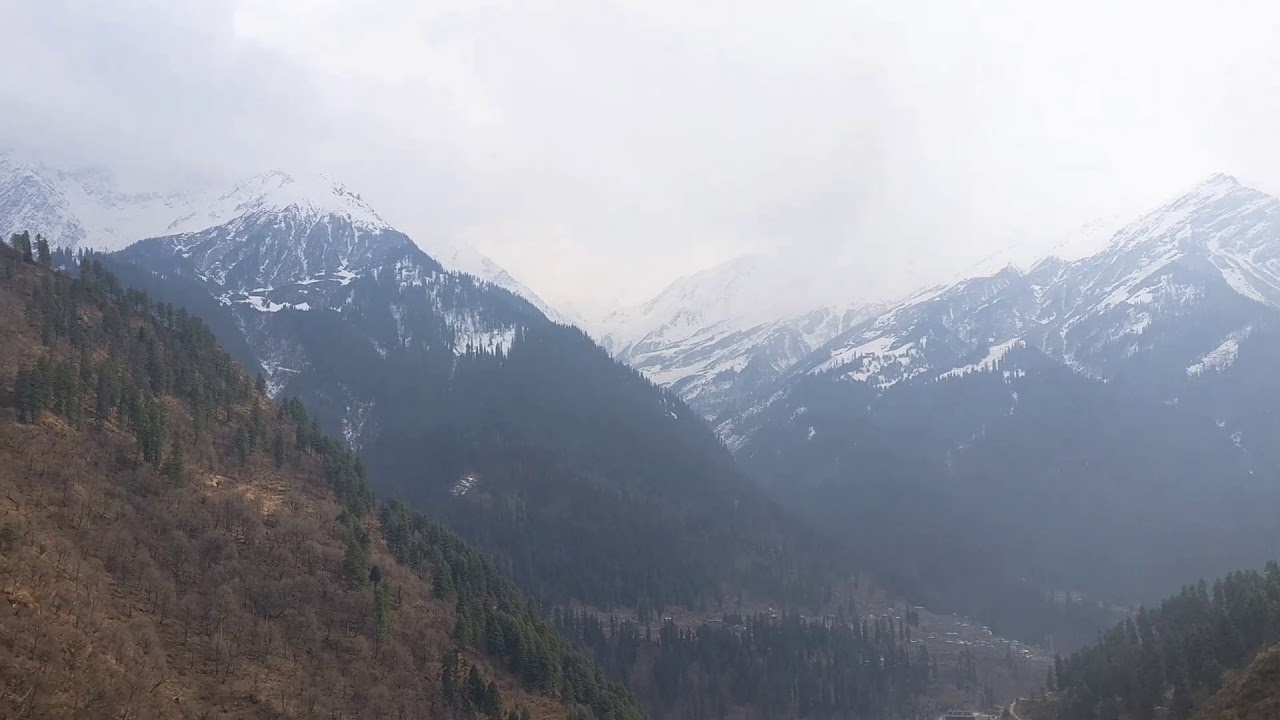 Tosh Valley view from Rooftop at Pink Floyd Cafe, Tosh, Himachal ...