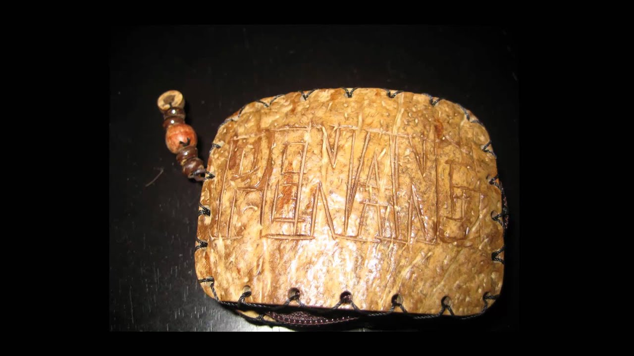 Coconut Shell Wallet - Zip / Wire - Homemade - YouTube