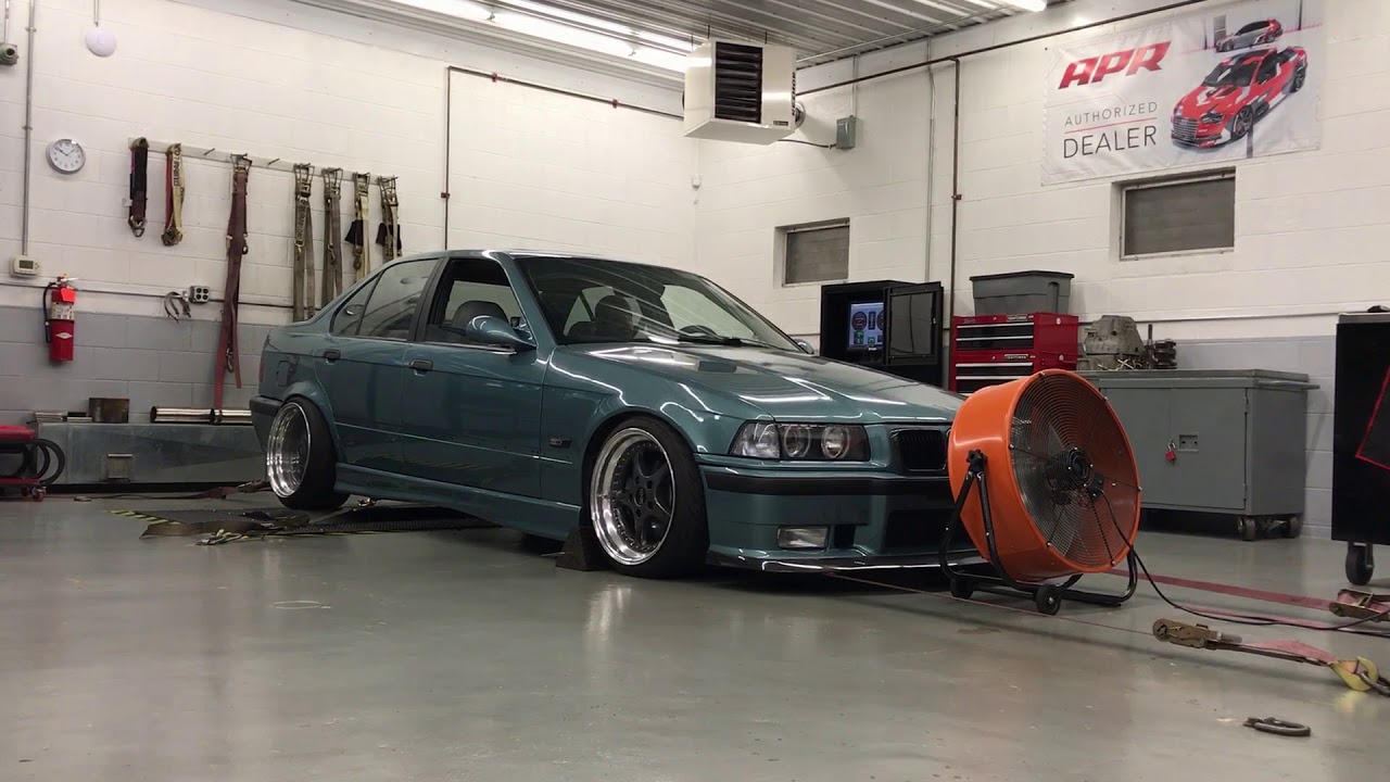 BMW E36 M3 dyno - YouTube