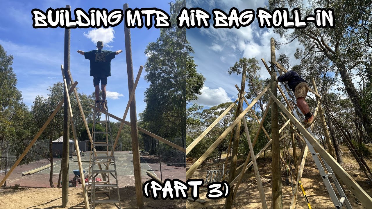 Building MTB Airbag Roll-In! (Day 3 FIRST DAY OF BUILDING!!) - YouTube