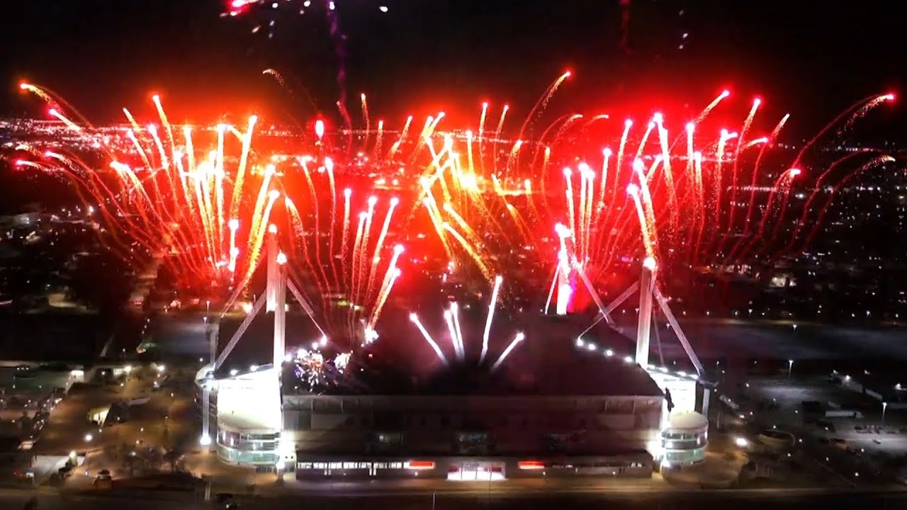 Amazing drone footage sets stage for WWE Royal Rumble in San Antonio ...