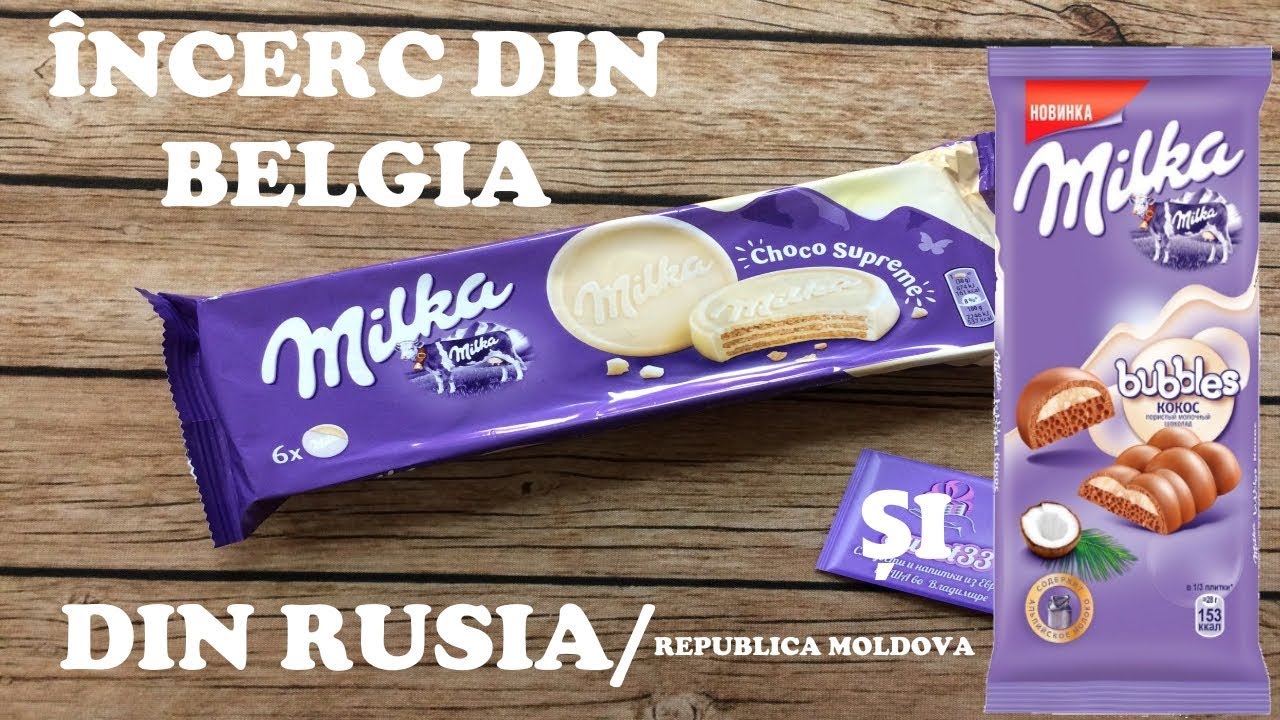 Ciocolata milka bubbly cocos si napolitana milka choco supreme cu ...