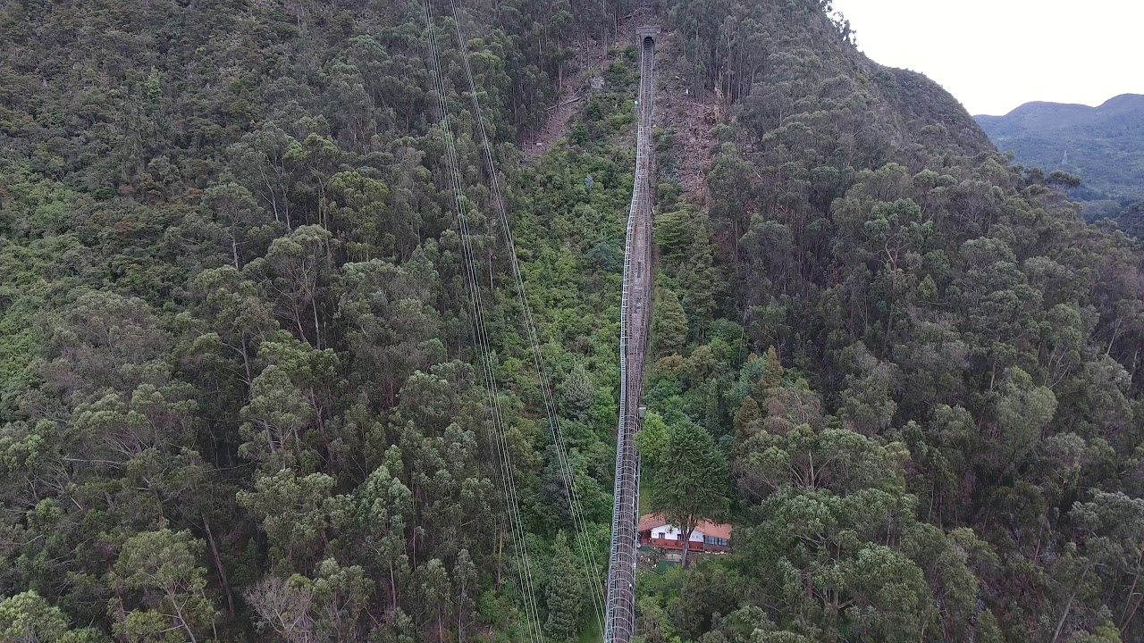 PANORÁMICA FUNICULAR Y TELEFÉRICO DE MONSERRATE, BOGOTA COLOMBIA. - YouTube