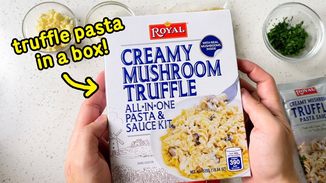 Check out Royal's new truffle pasta kit! - YouTube