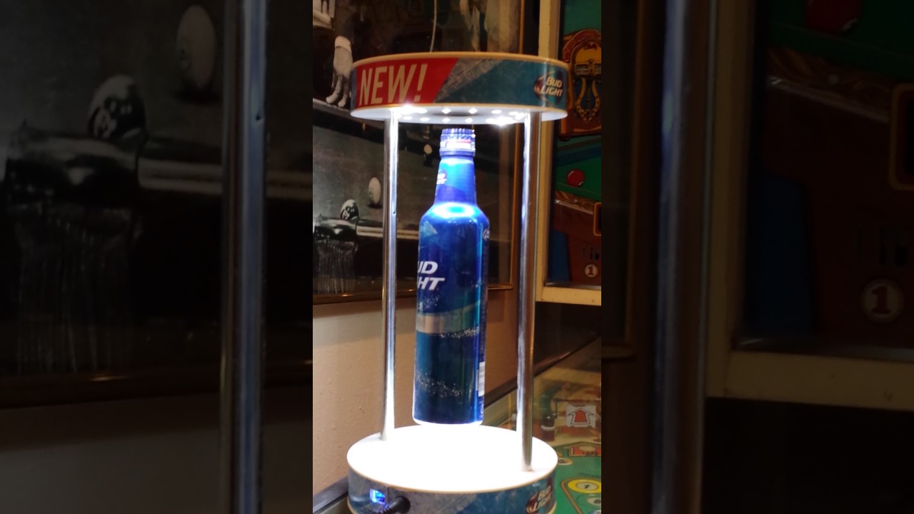 Floating bud light bottle - YouTube