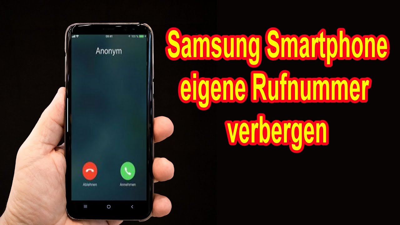 Samsung Android Handy Rufnummer unterdrücken einschalten & ausschalten ...